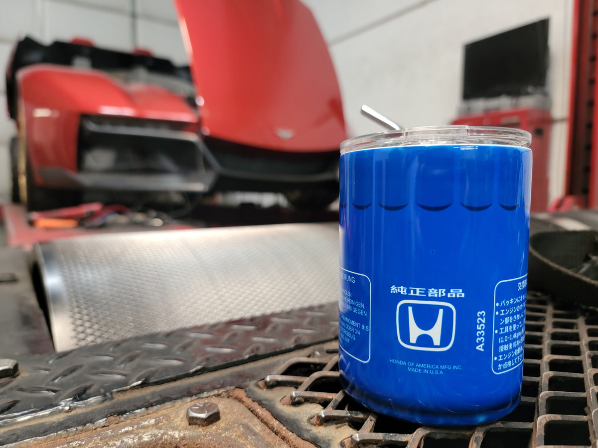 Honda Oil Filter Tumbler ( metal straw and brush included ) – RCautoworks